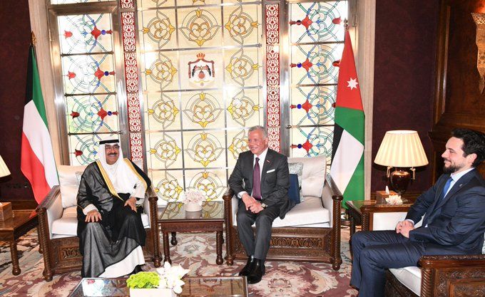 Emir of Kuwait meets King of Jordan in Amman | Al Bawaba