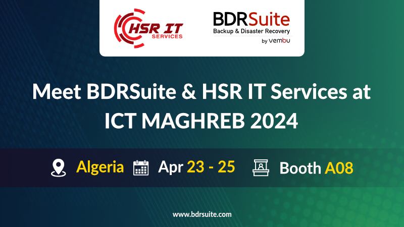BDRSuite by Vembu to Showcase Cost-Effective Backup Solutions in ...
