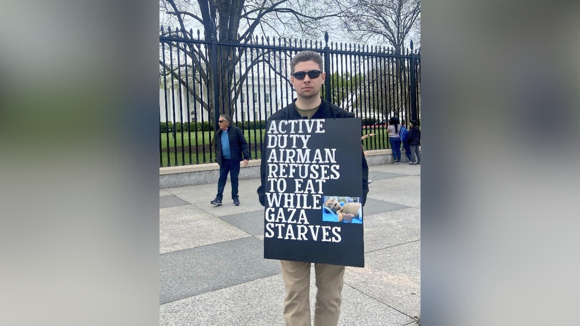 US Air Force pilot starts hunger strike for Gaza | Al Bawaba
