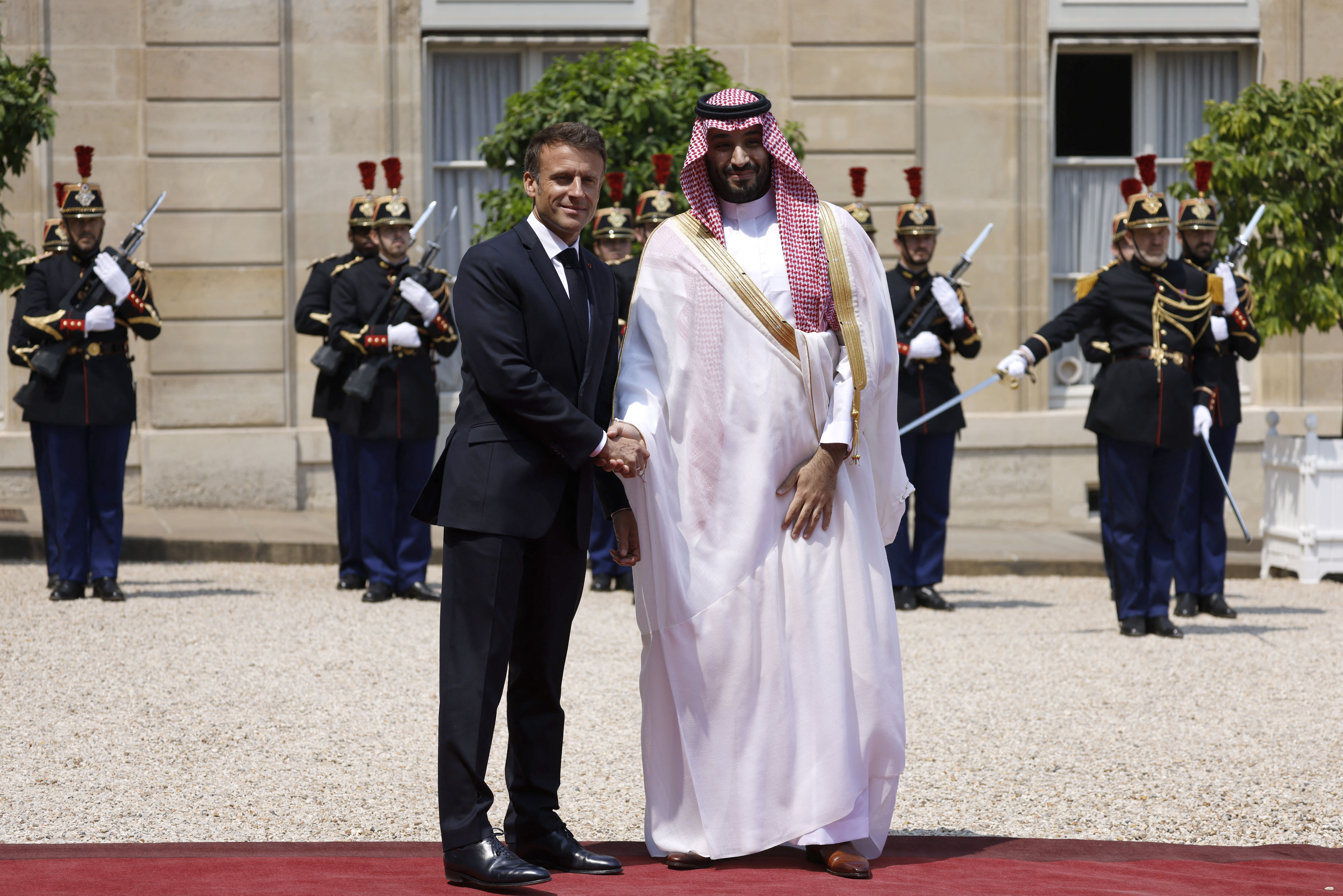 Saudi Crown Prince discusses Gaza developments in Paris | Al Bawaba
