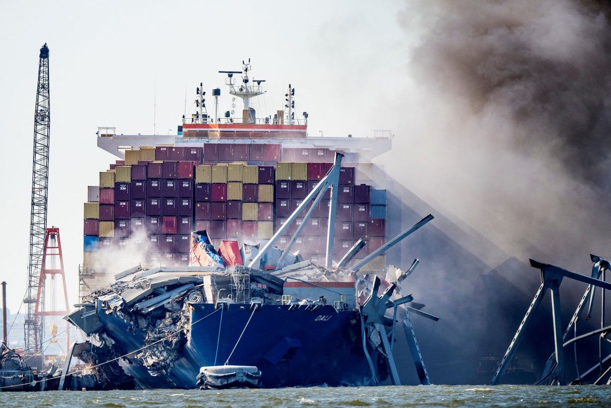 Dali ship that struck Baltimore bridge is moving “fast, on time and on ...