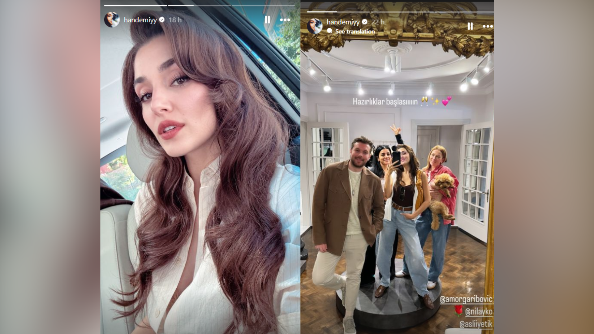 Hande Erçel in new stunning 70s haircut! | Al Bawaba