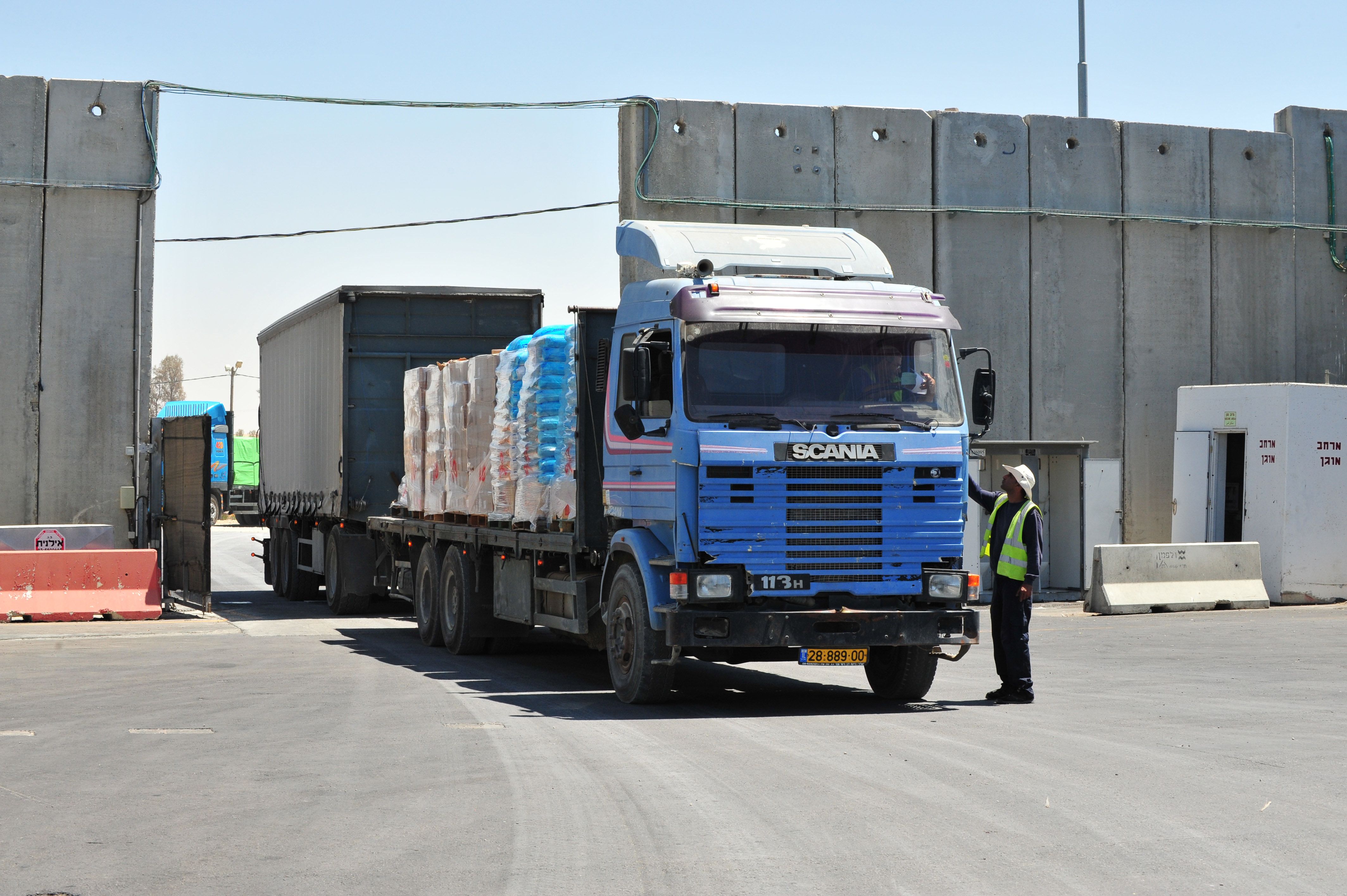 1st commercial truck convoy enters Rafah since Israel gained control ...