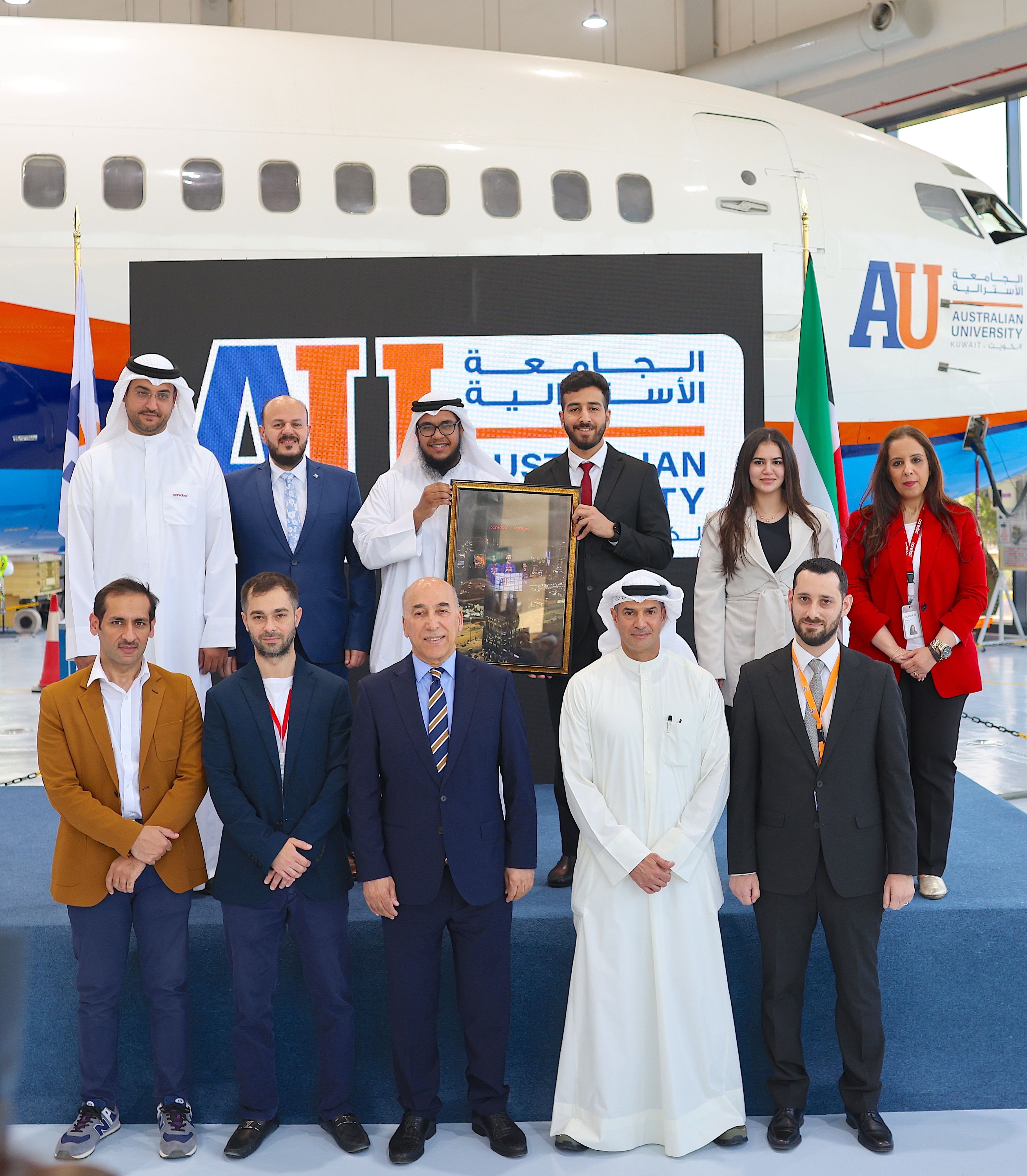 Ooredoo Kuwait honors AUK students who nabbed 3rd place in Huawei’s ...