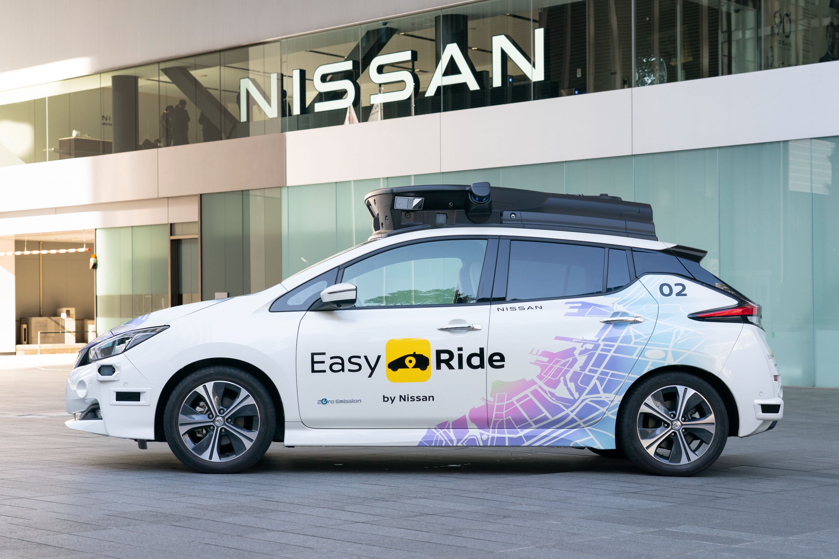 Nissan demonstrates autonomous-drive mobility services progress on ...