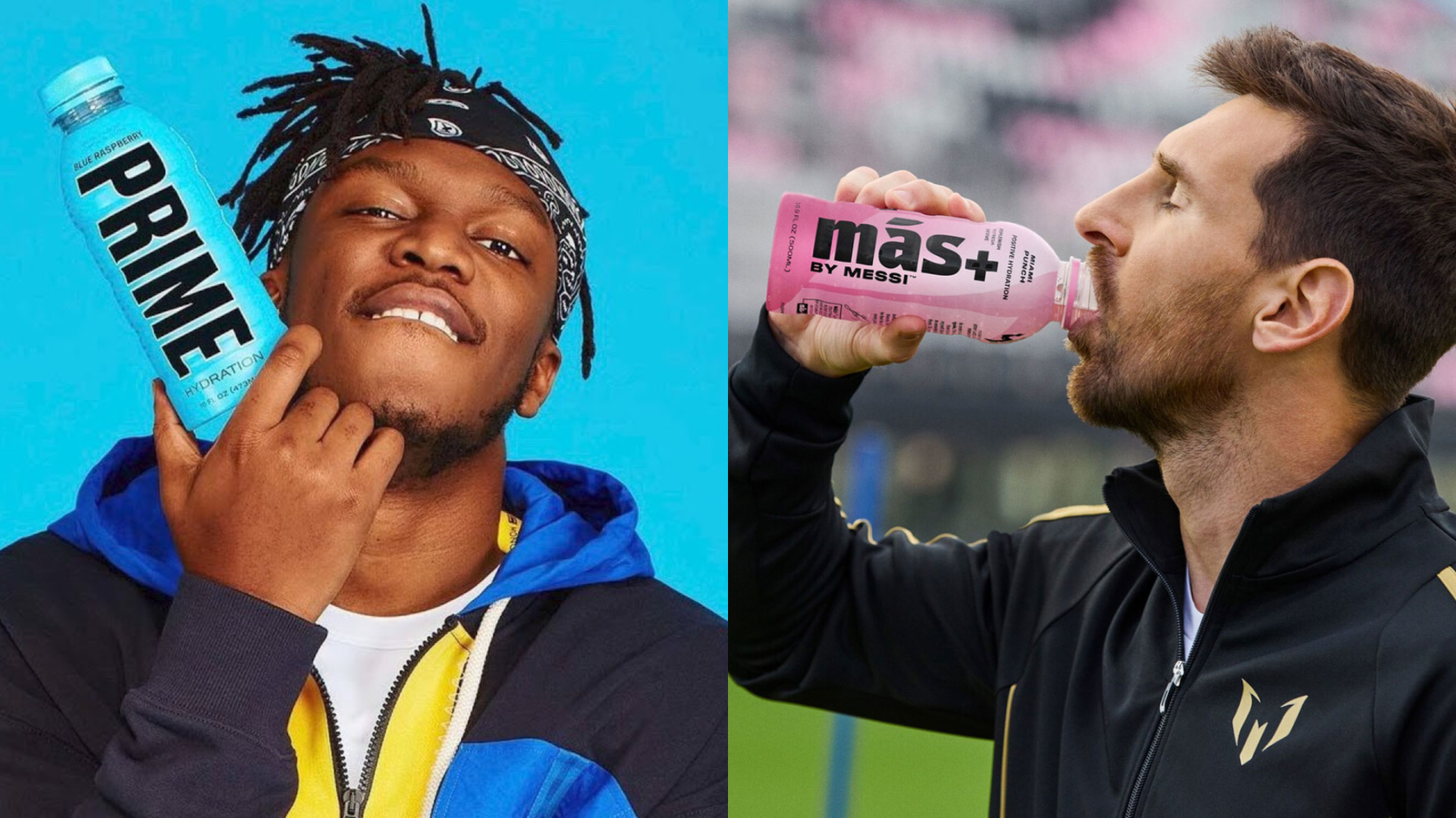 KSI responds to Messi new energy drink, is it a Prime rip off? | Al Bawaba