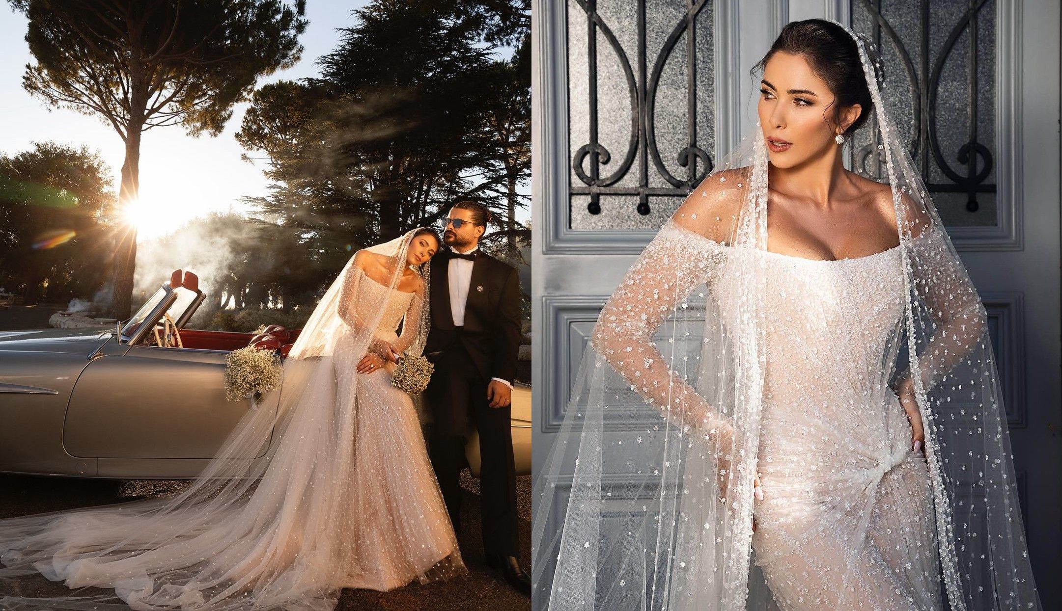 Love story unveiled: Daniella Rahme and Nassif Zeytoun magical wedding ...