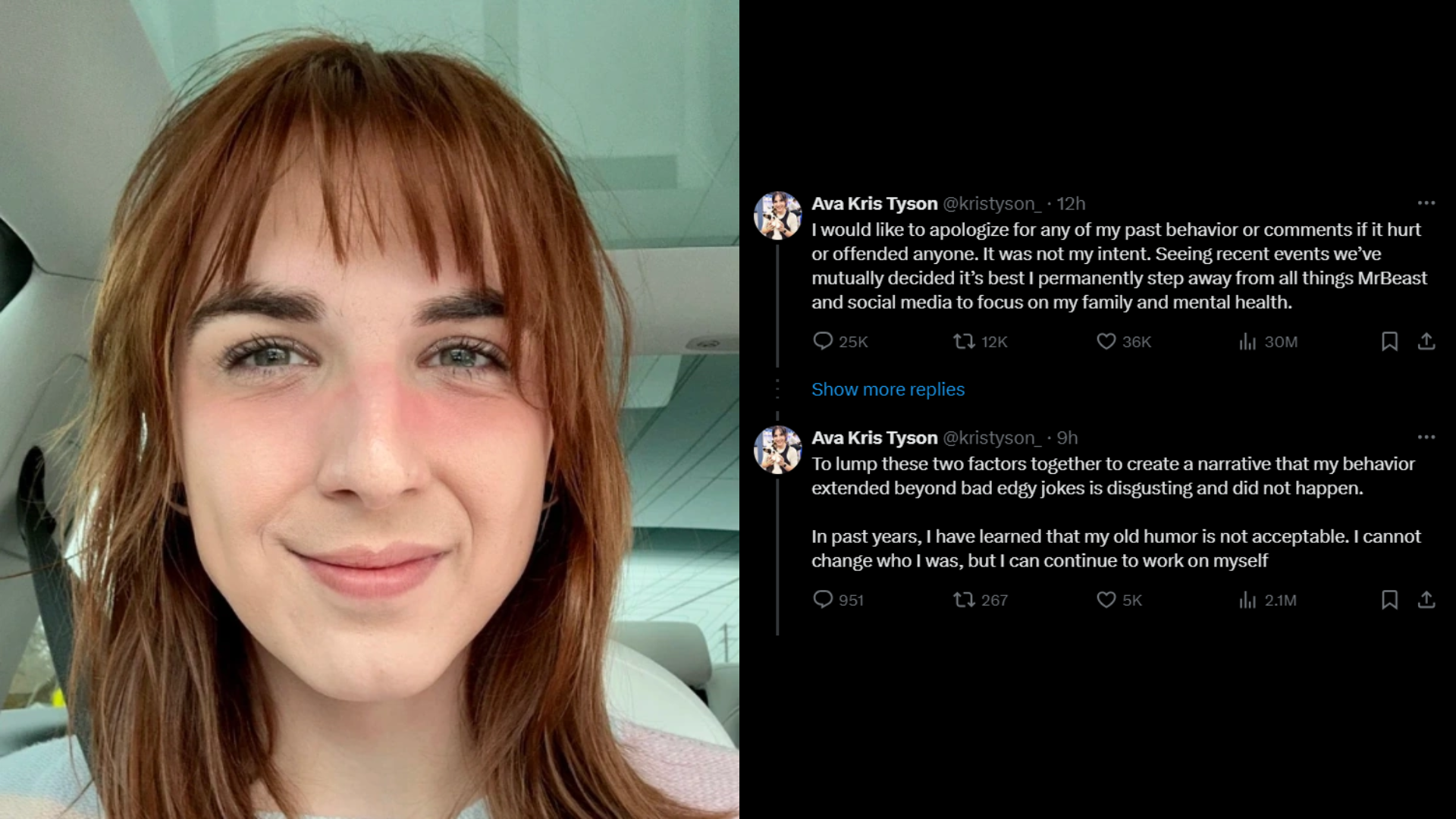 Ava Kris Tyson leaves MrBeast amid grooming accusations | Al Bawaba