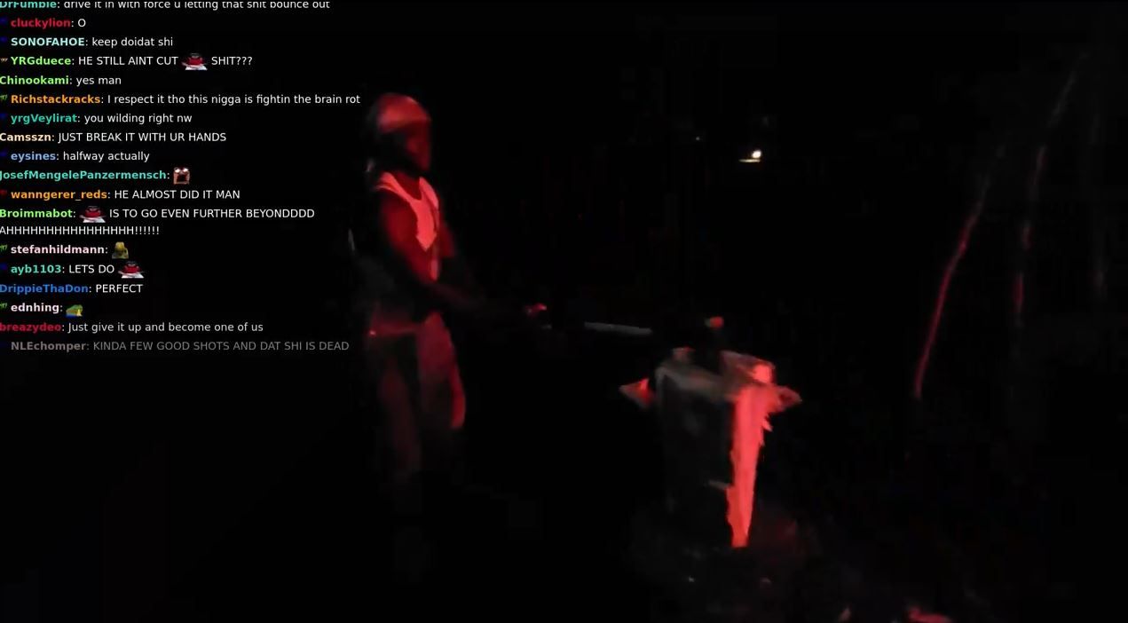 Video: YourRAGE "lost his eye" during chopping wood accident on stream ...