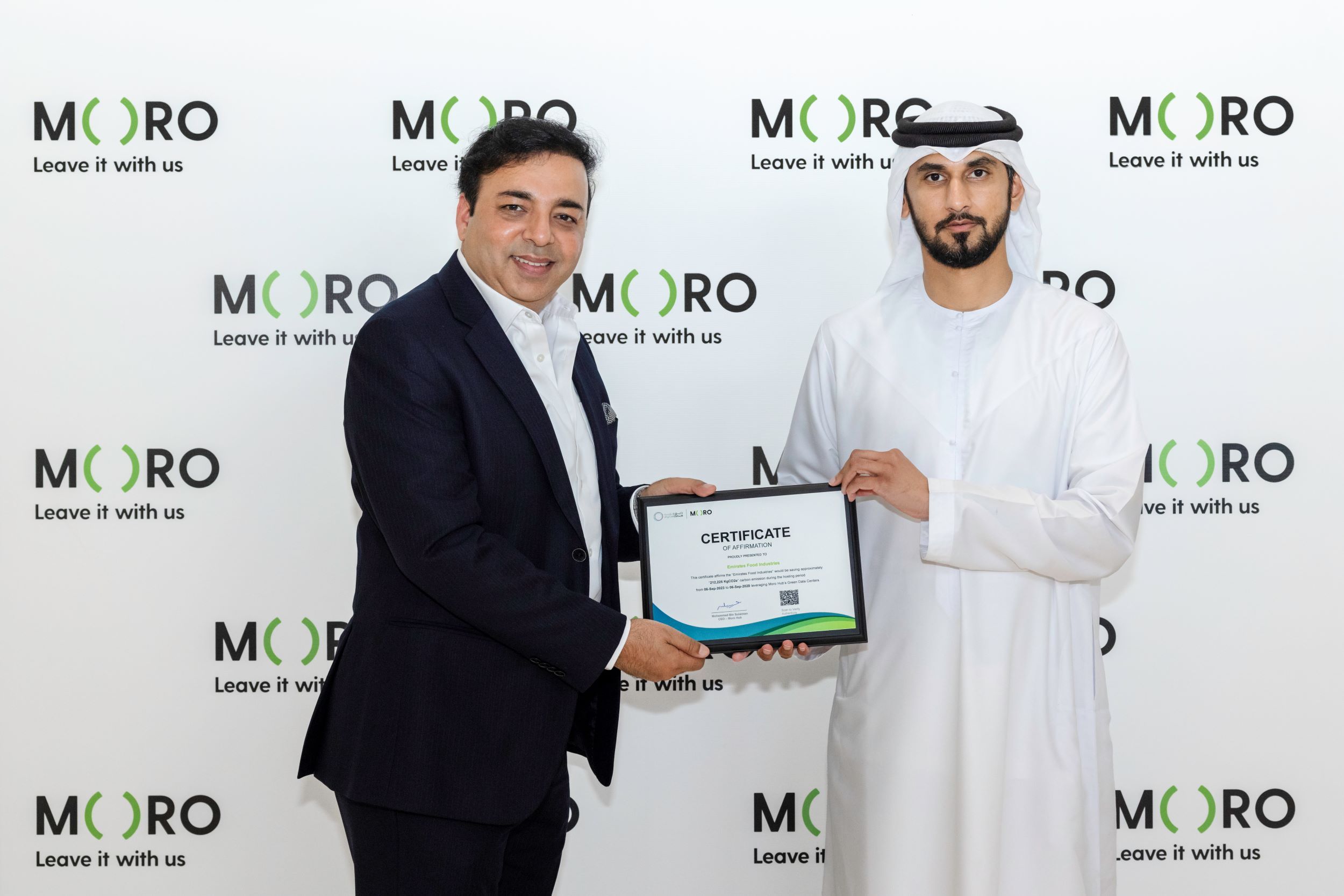 National Holding Earns Prestigious Green Certificate from Moro Hub in ...