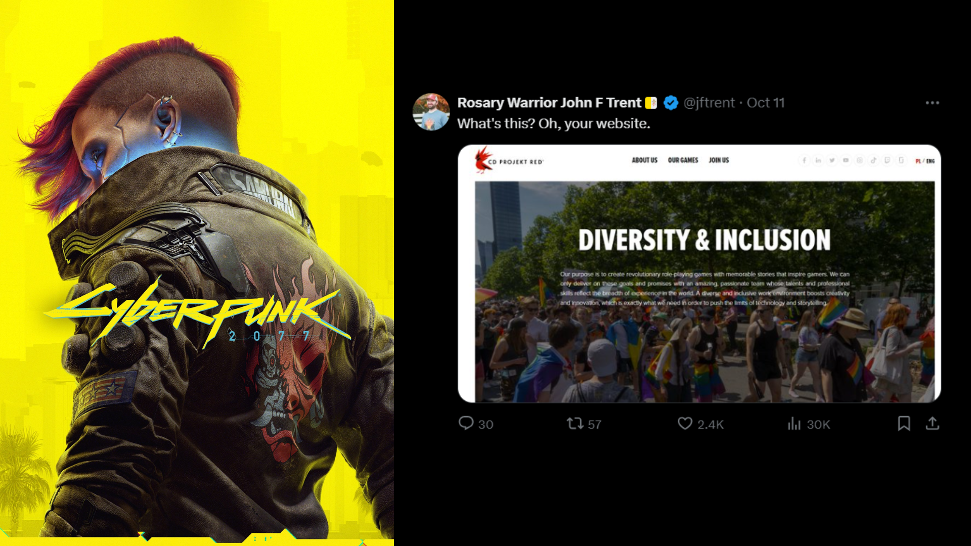 CD Projekt RED under fire over alleged "DEI-driven Recruitment," CEO ...