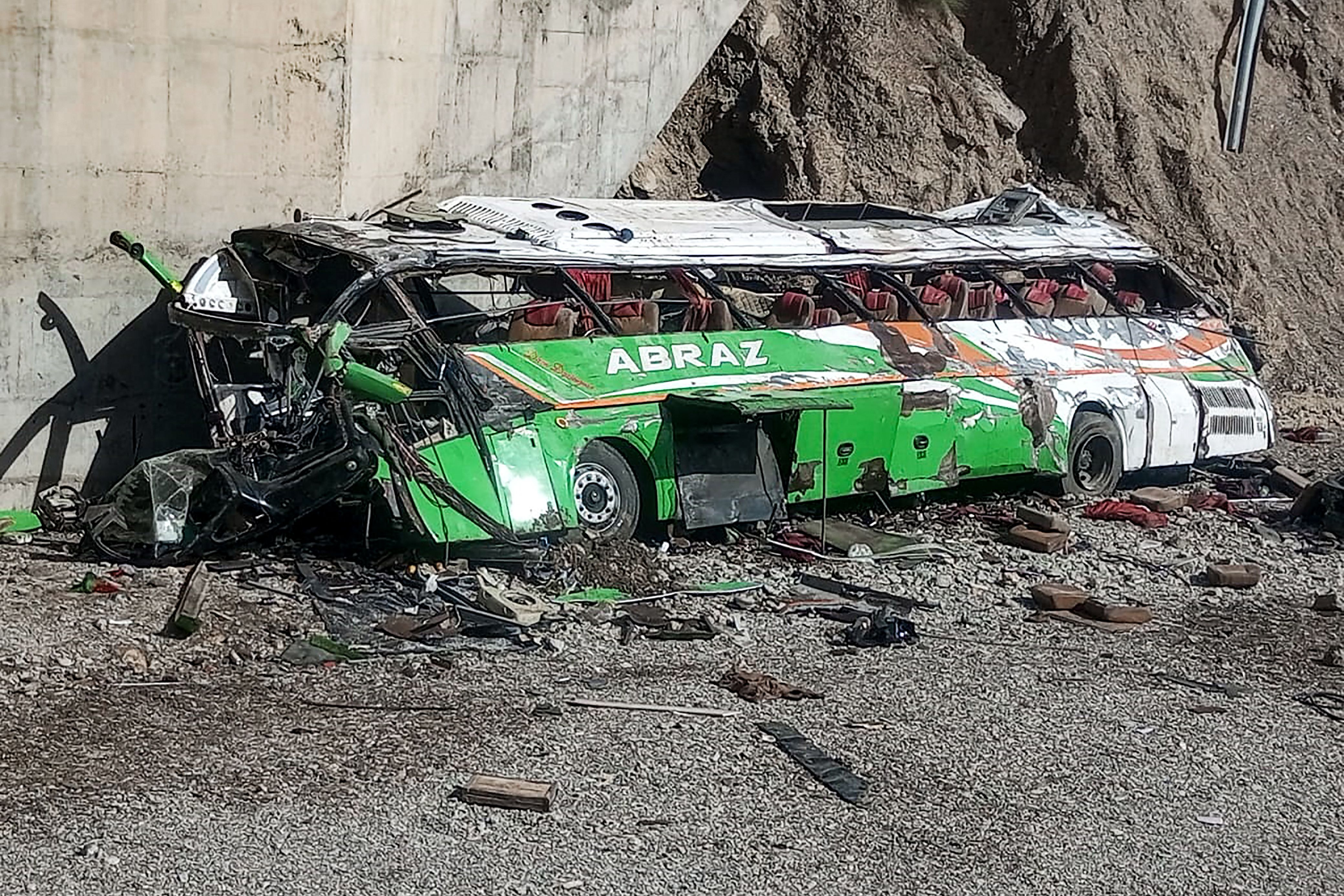 Pakistan bus crash kills at least 26 people | Al Bawaba