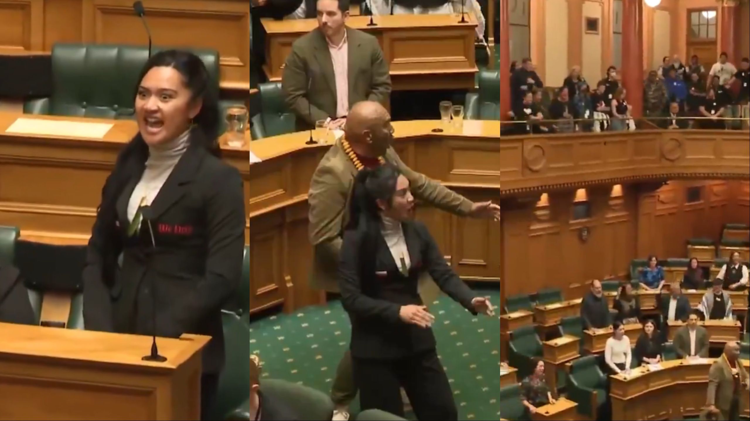 Haka protest dance shakes New Zealand parliament over indigenous rights ...