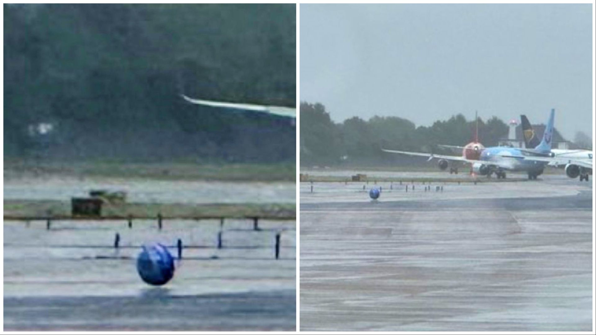 Spherical object spotted at Manchester airport sparking debate | Al Bawaba