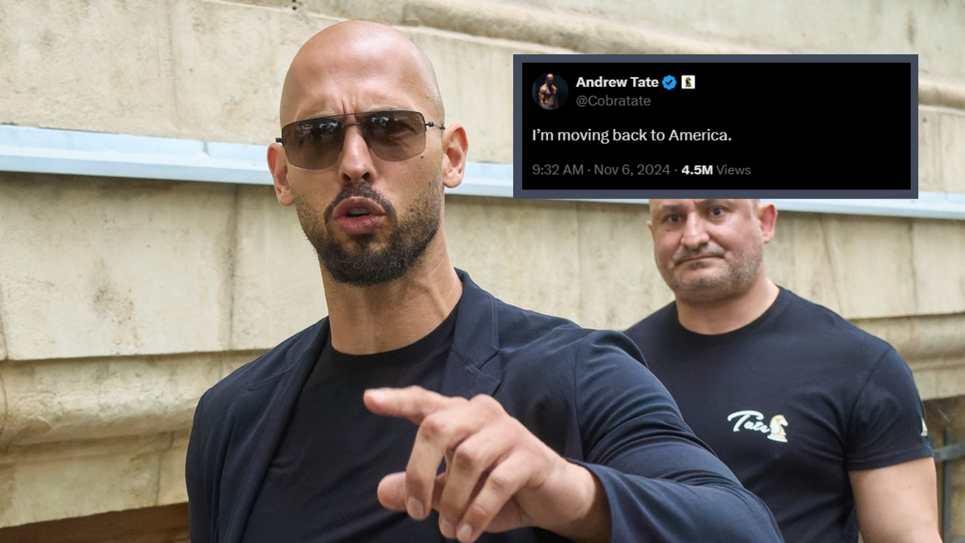 Andrew Tate wants to move back to America after Trump win | Al Bawaba