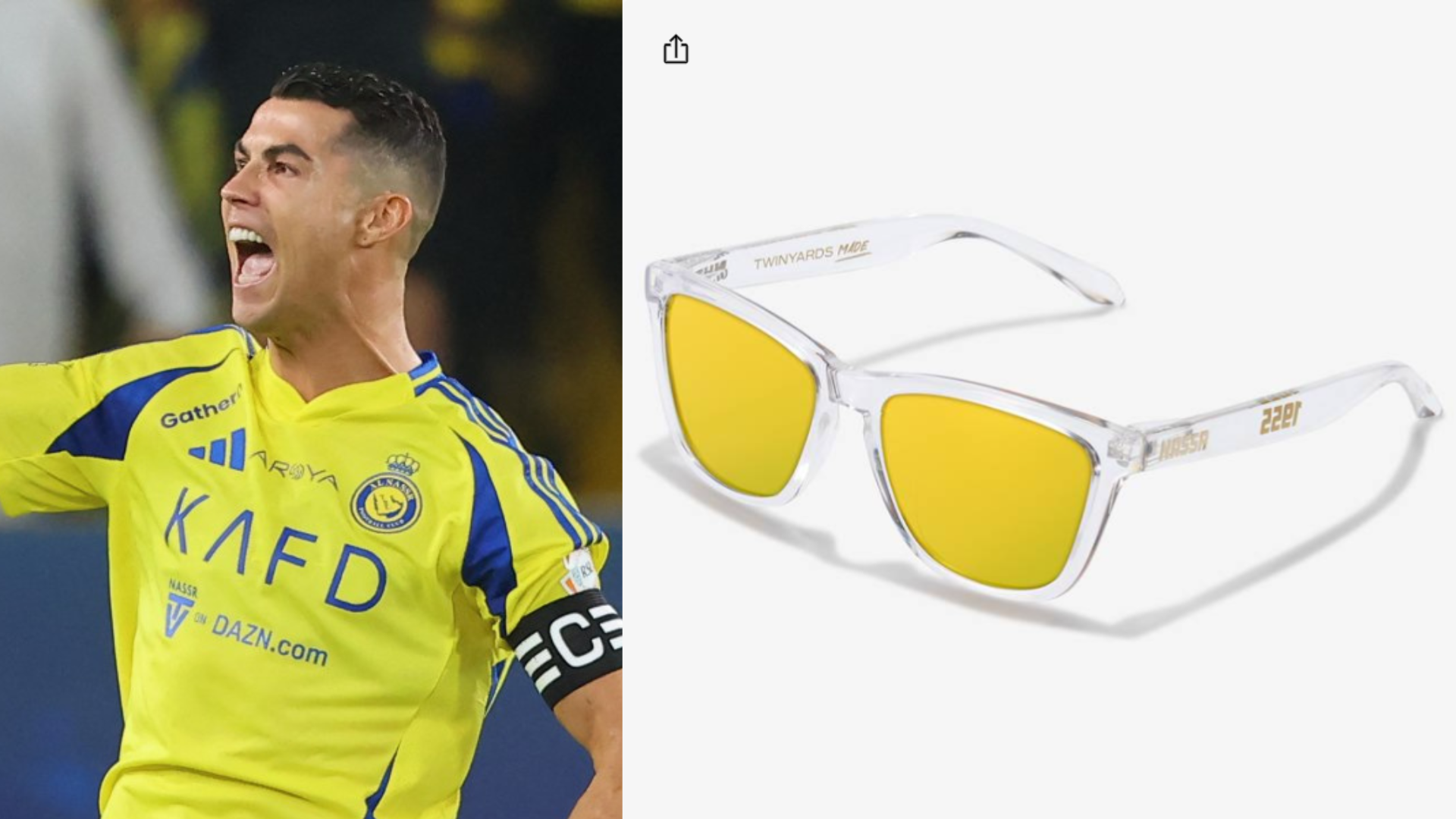 Cristiano Ronaldo's Al-Nassr FC releases new sunglasses for $60 | Al Bawaba