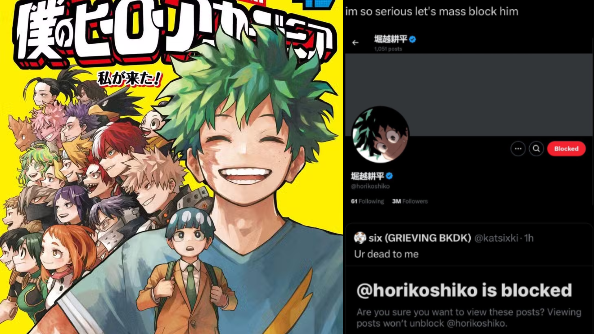 My Hero Academia fans mass block mangaka over Deku x Ochaku | Al Bawaba