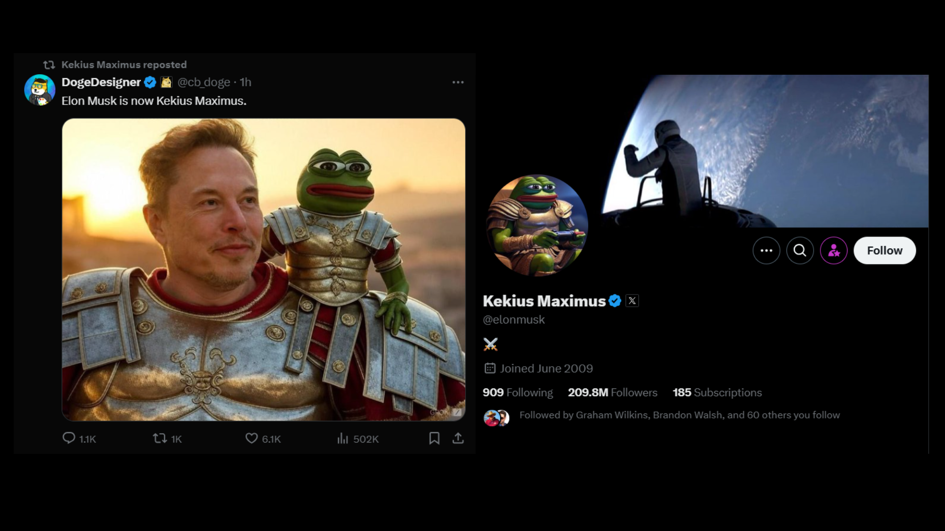 Who is Kekius Maximus? Musk's new favorite meme and crypto coin | Al Bawaba