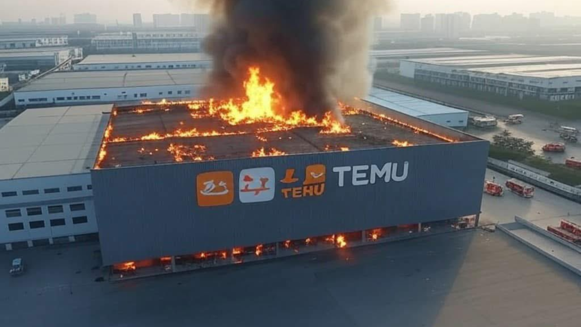Did the Temu warehouse in China catch fire? | Al Bawaba