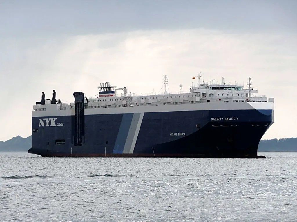 Houthis free crew of detained Israeli-linked ship "Galaxy Leader" | Al ...