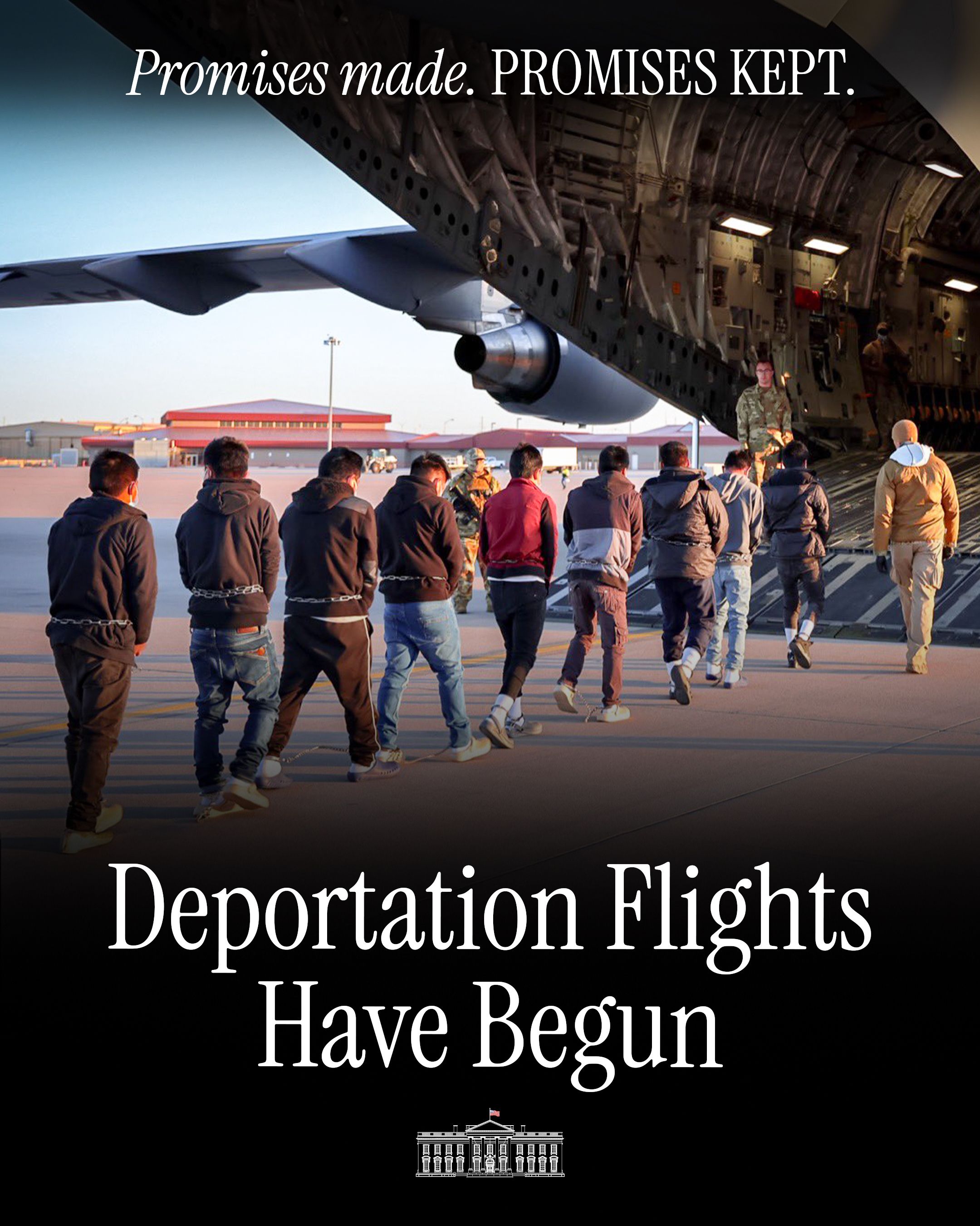 White house launches largest deportation campaign using military ...
