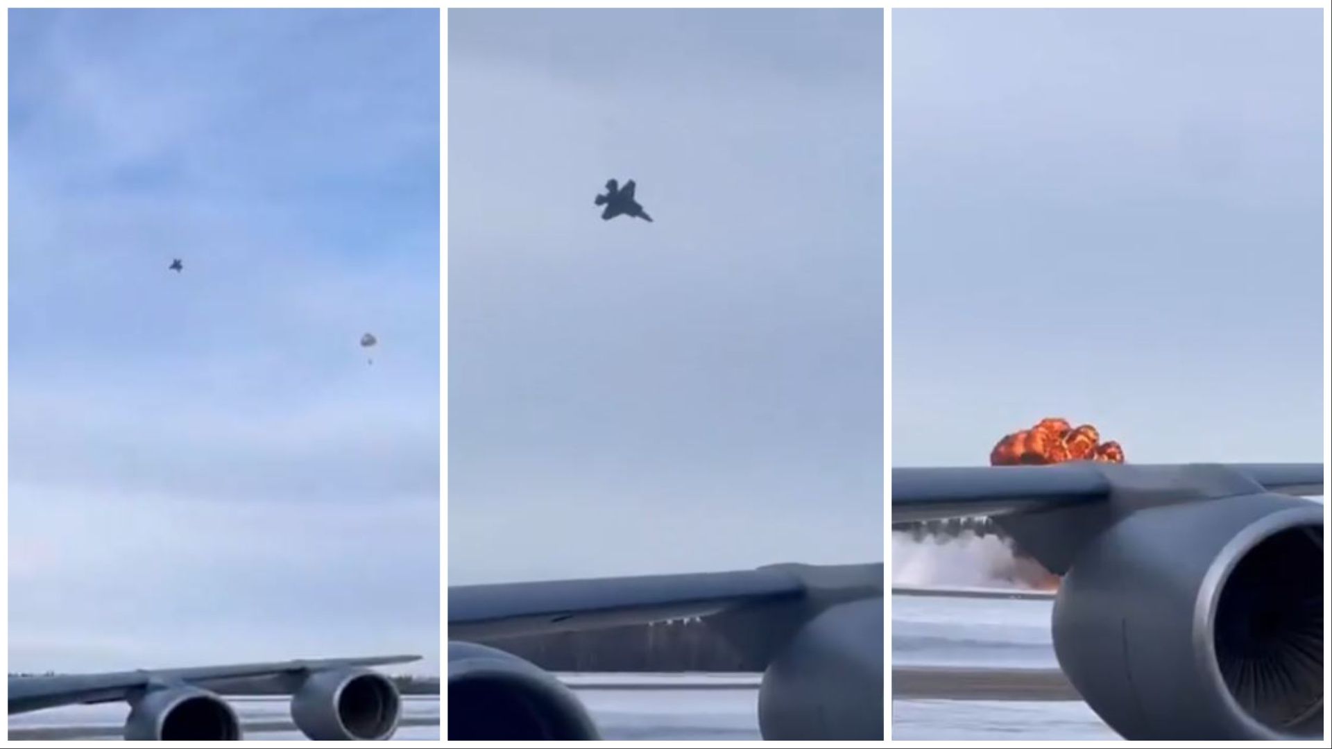 Video: F-35 fighter jet plunges to the ground at Alaska Eielson Air ...