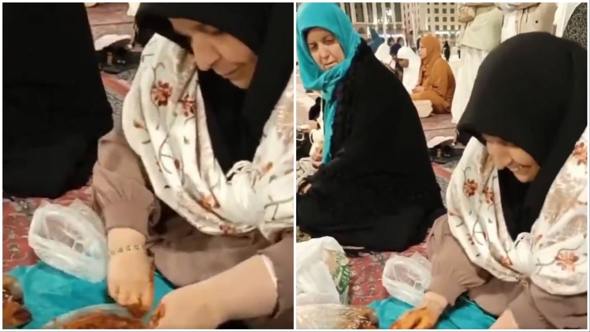 Video: Turkish woman cooks raw Kofta in a Saudi mosque | Al Bawaba