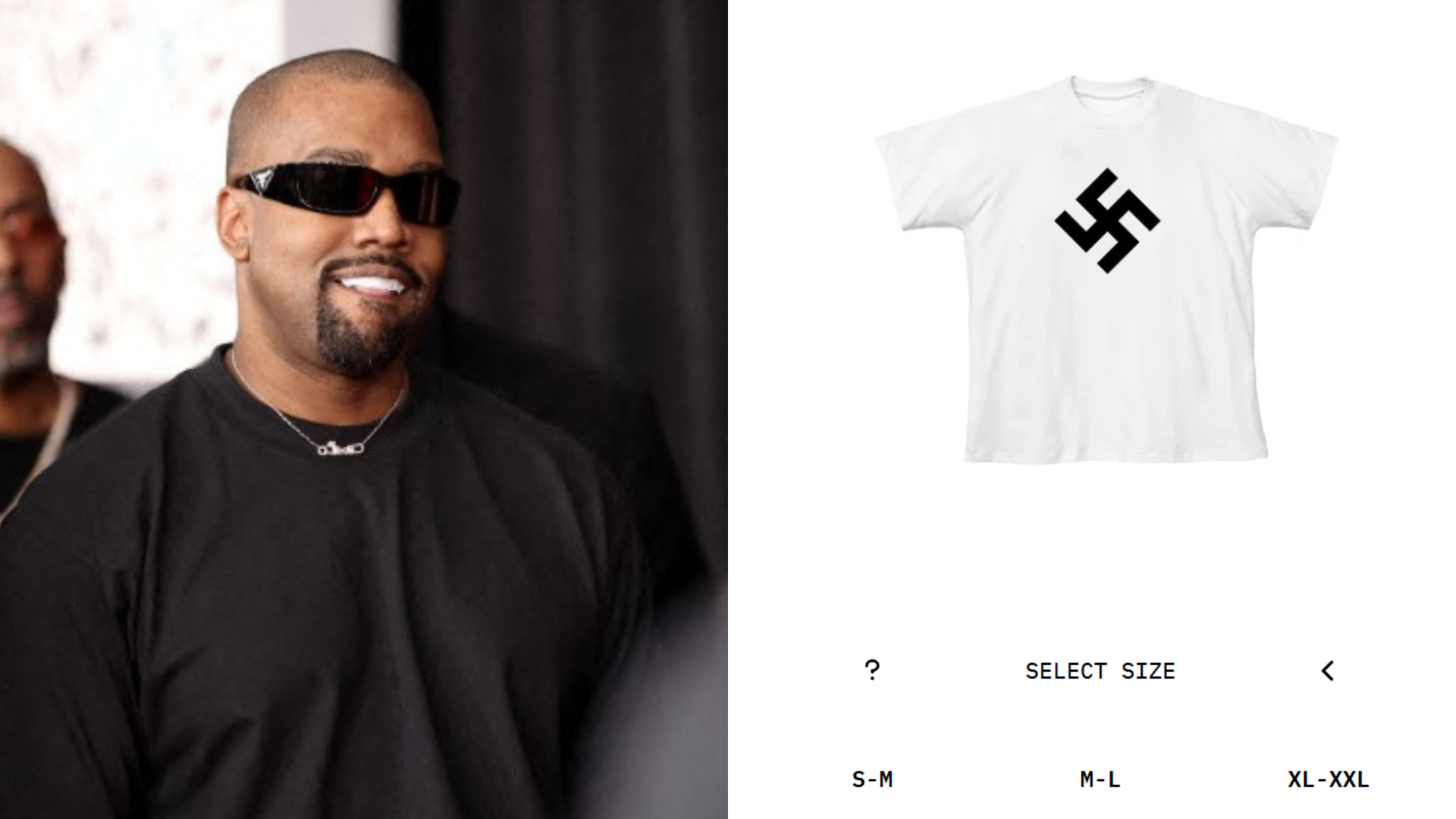 Swastika t-shirt for $20: Kanye West's Yeezy store sparks outrage | Al ...