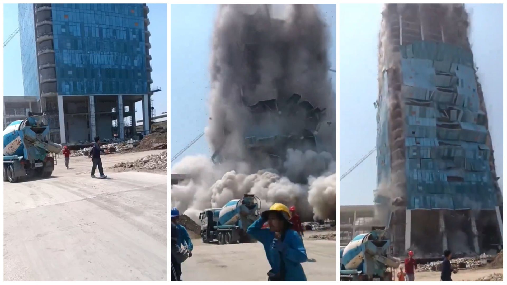 Video: Bangkok skyscraper collapses amid 7.7-magnitude earthquake in ...