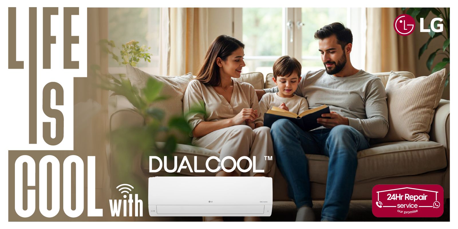 chill out in comfort as temperatures rise with LG’s dualcool tropical ...