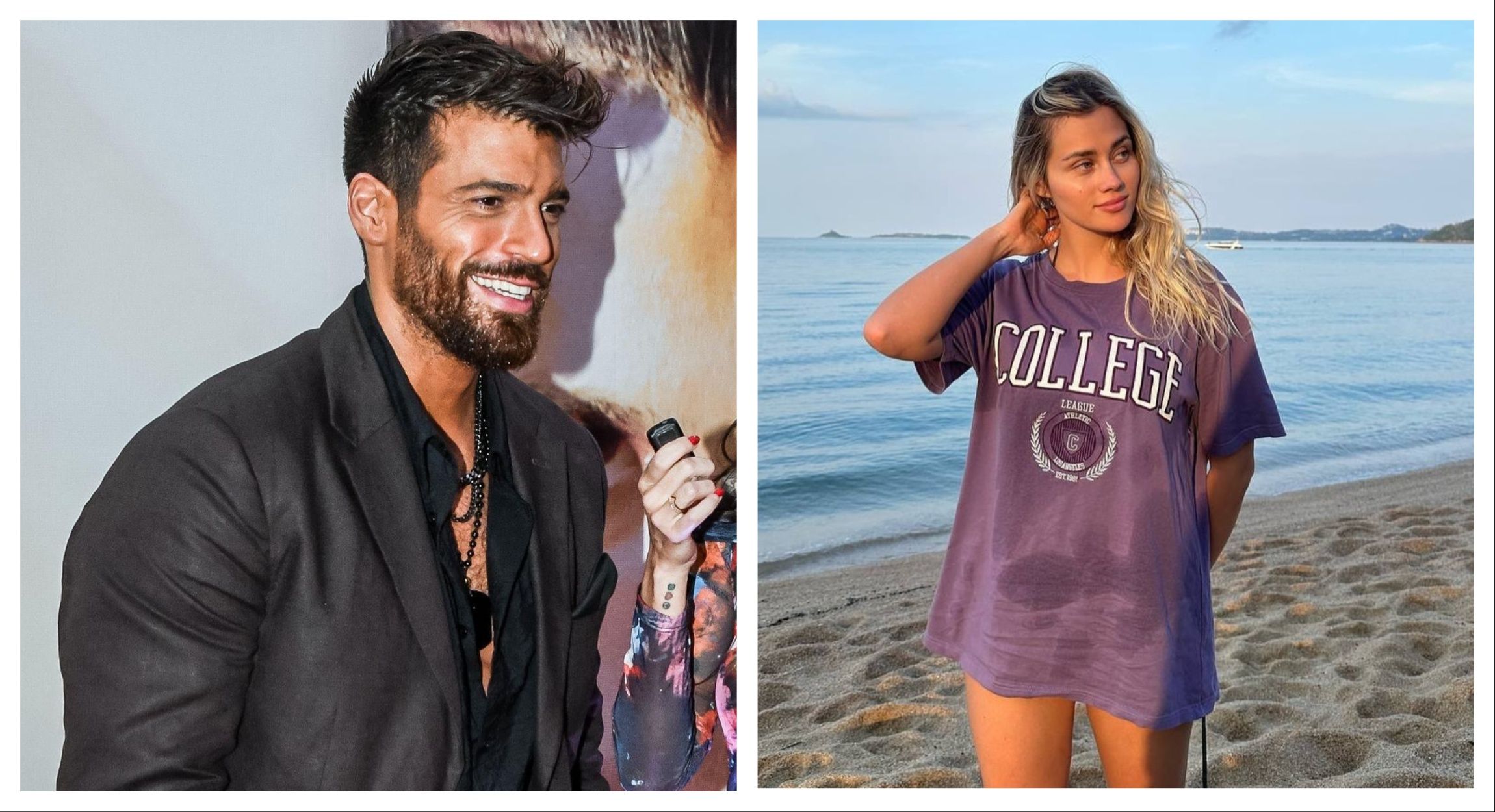 Can Yaman accepts kiss from Russian influencer Mash Milash during El ...