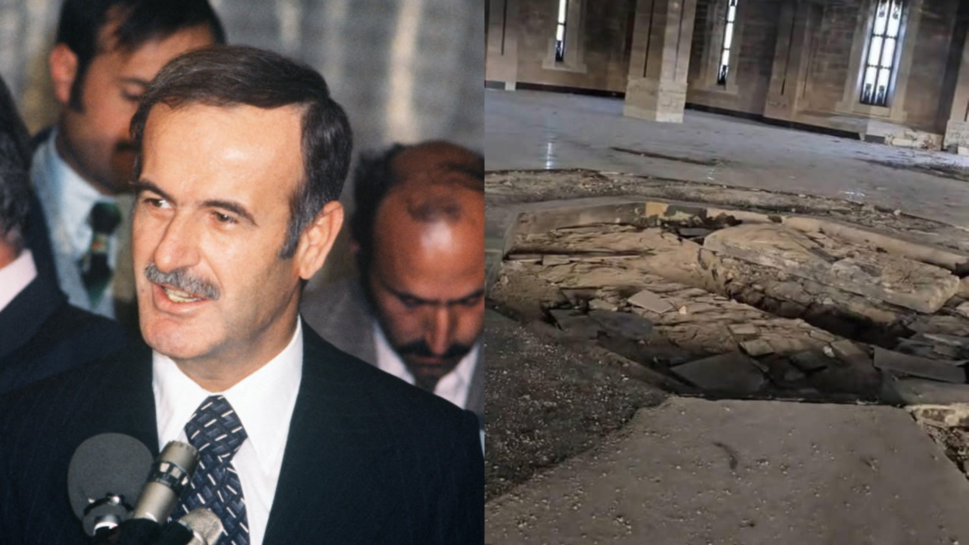 Video: Syrians dig out Hafez Assad's grave | Al Bawaba
