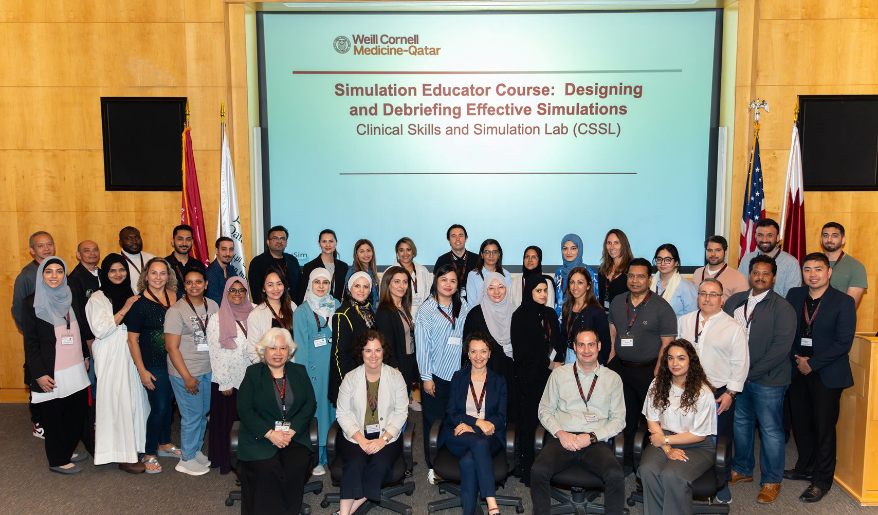 WCM-Q hosts simulation educator course | Al Bawaba