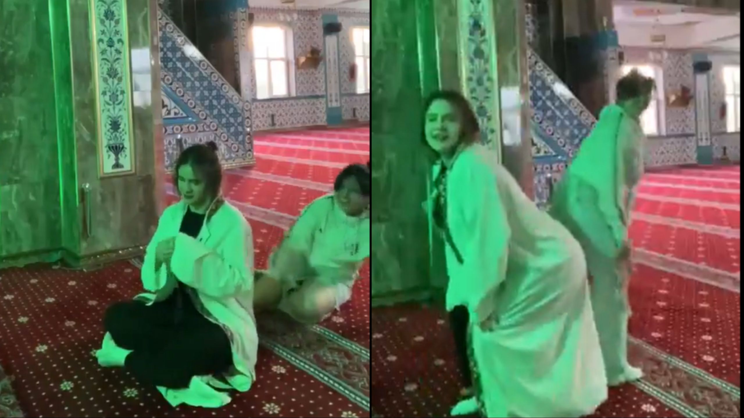Outrage in Turkey after women in imam robes twerk inside mosque | Al Bawaba