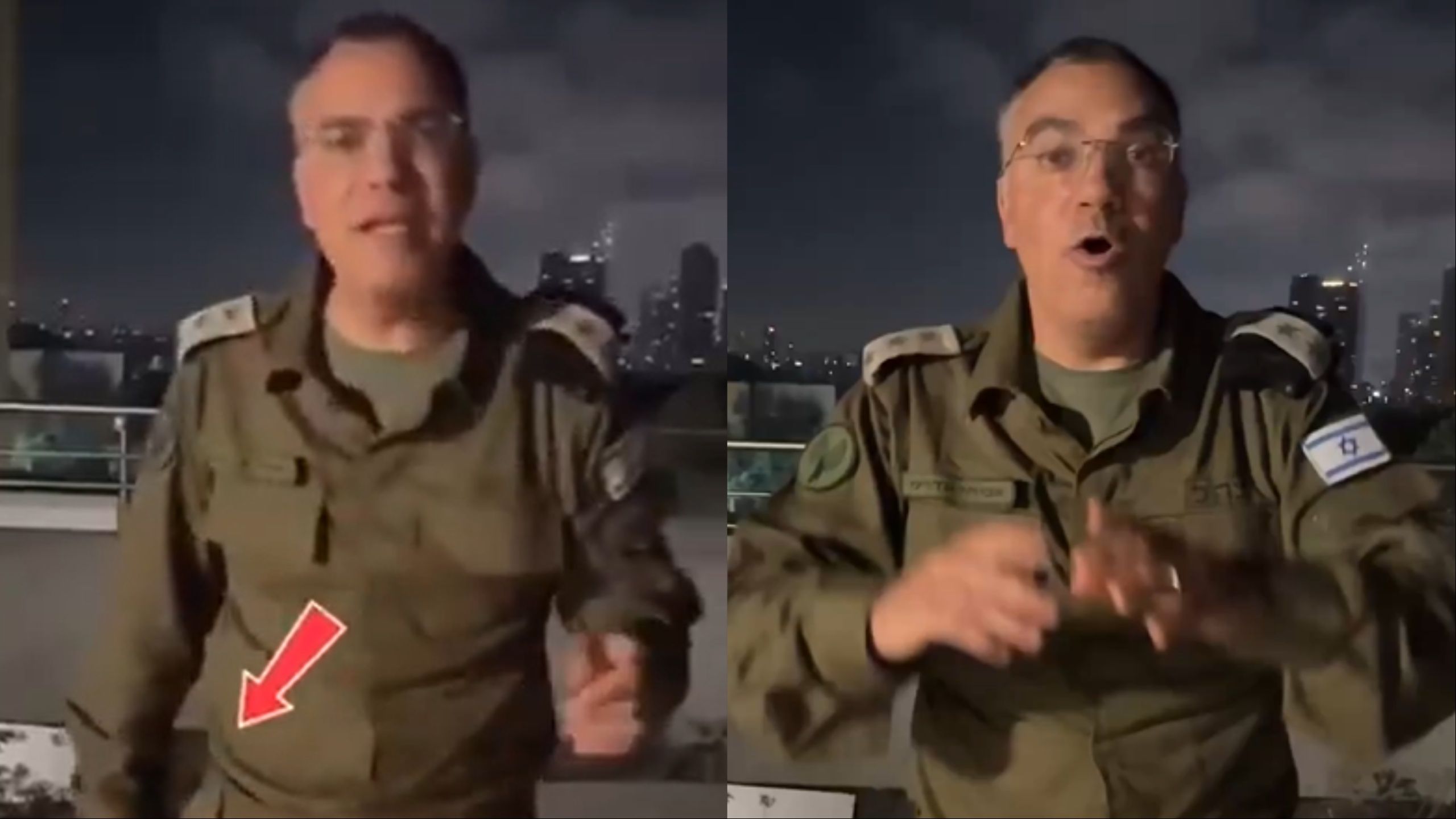 Visible Panic: IDF’s Avichay Adraee shakes during statement after ...