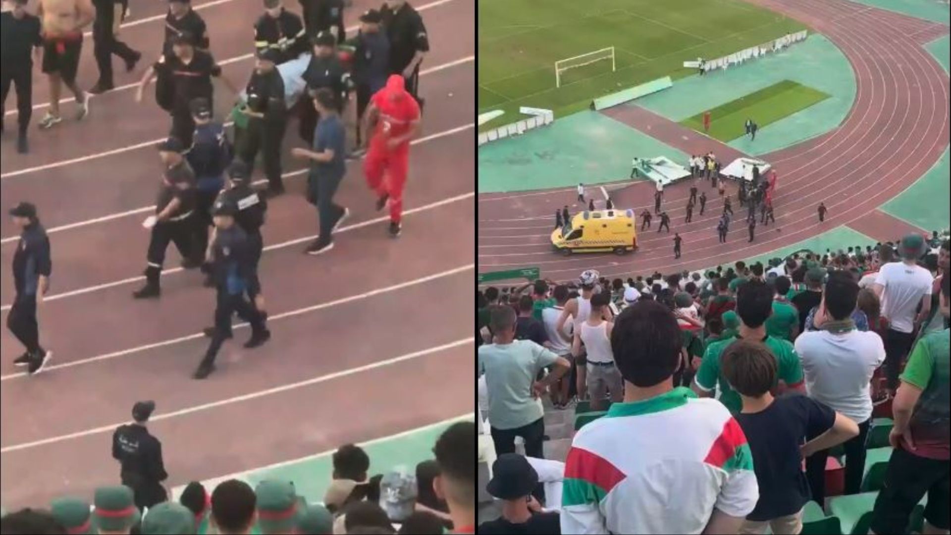Video: 3 MC Alger fans killed after falling from stadium stands in ...