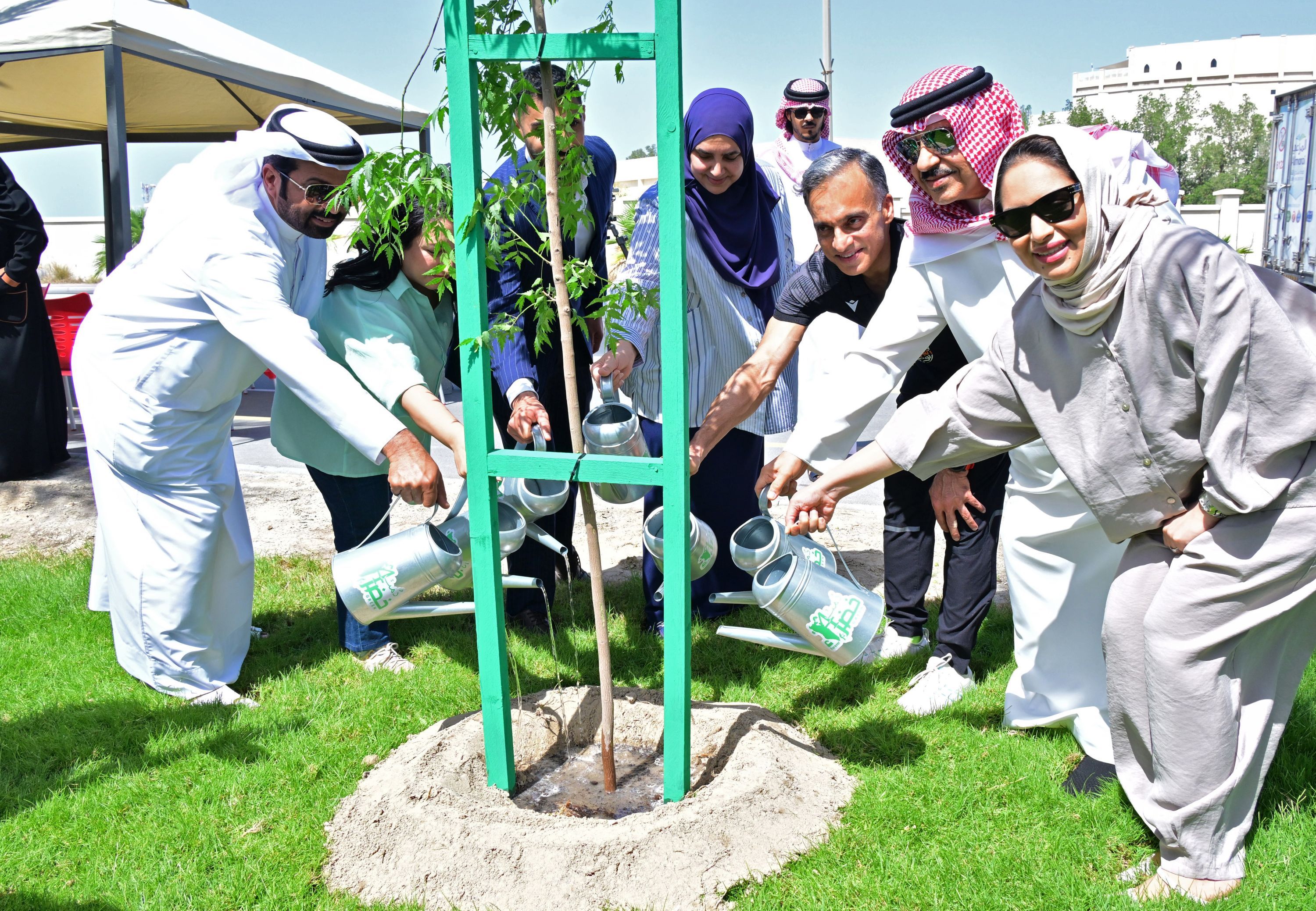 NBB Participates in Tree Planting Drive in Zallaq and Zayed Town | Al ...