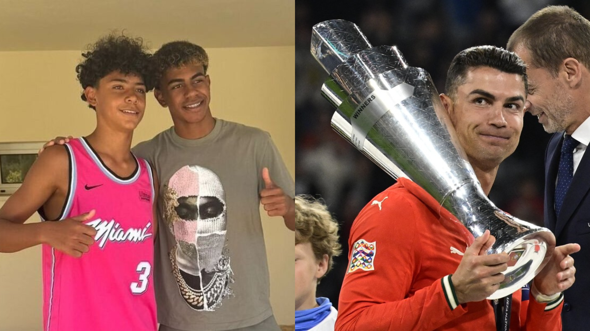 Cristiano Ronaldo: My son and Lamine Yamal look very much alike | Al Bawaba