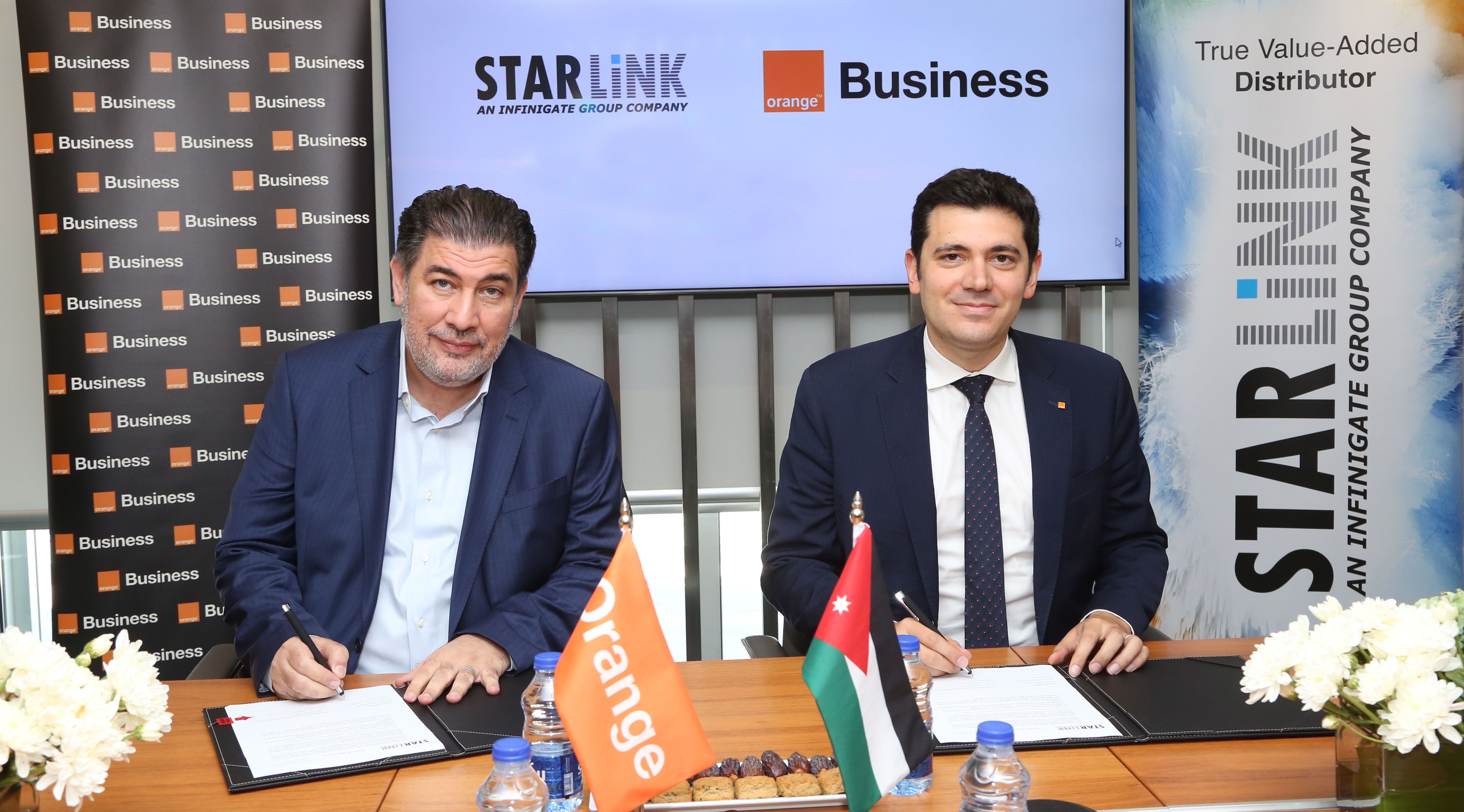 Strategic partnership agreement between Orange Jordan and StarLink, the ...