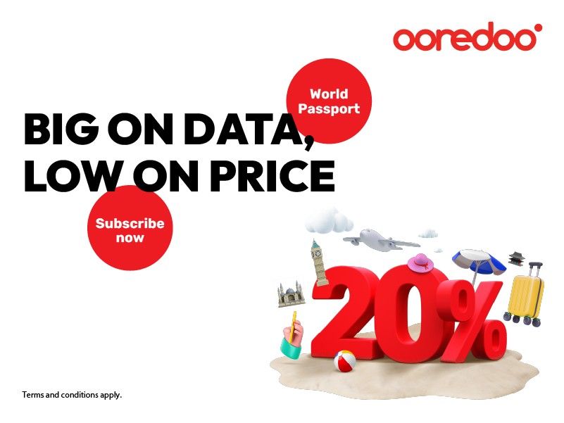 Ooredoo Turns Up the Heat This Summer with 20% Off and Extra Value on ...