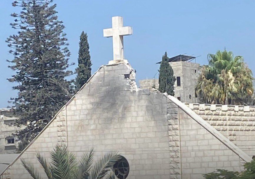 Priest injured in Israeli attack on Holy Family Church in Gaza | Al Bawaba