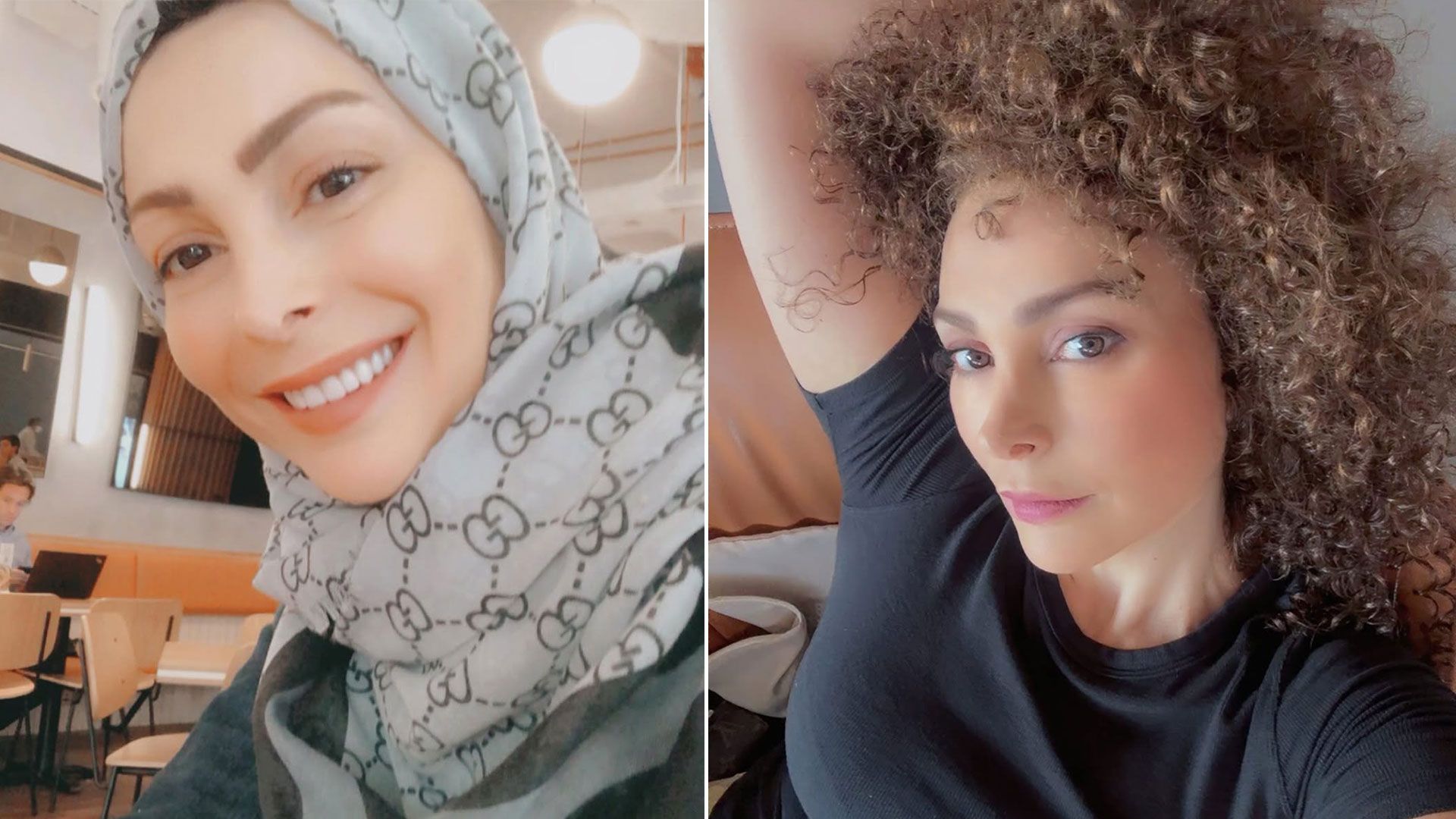 Amal Hijazi removes hijab sparking fury | Al Bawaba