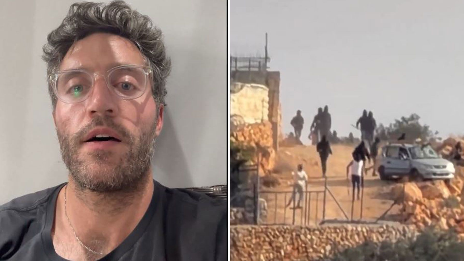 Israeli settlers attack US journalist Jasper Nathaniel in Turmus Ayya ...