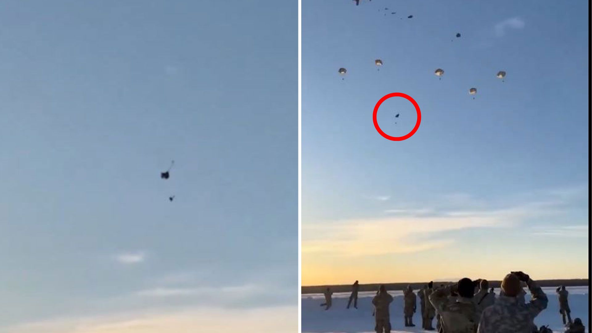 Scary video: US soldier almost killed after parachute failure | Al Bawaba