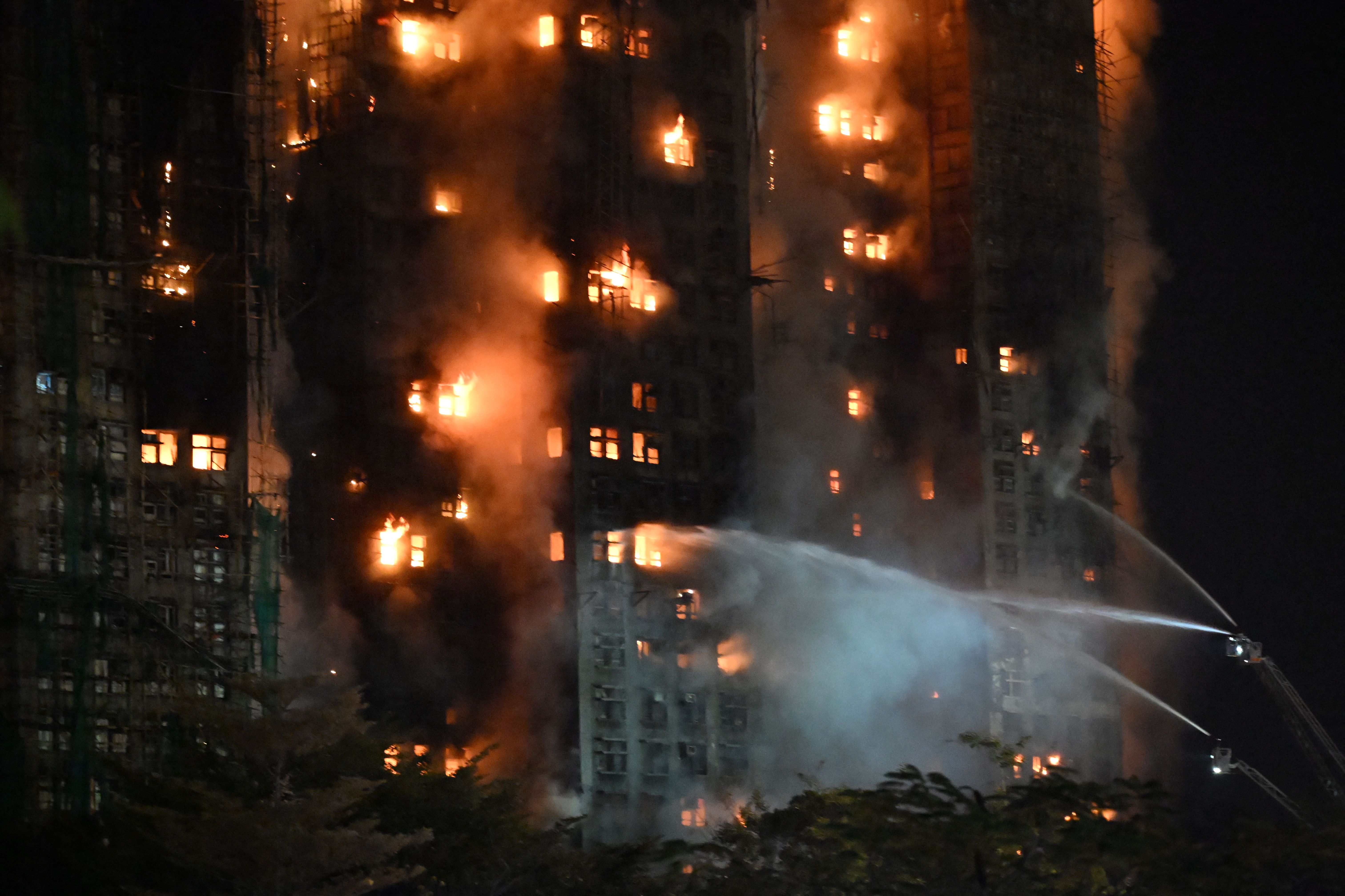 Hong Kong high-rise inferno kills 14, injures over 50 | Al Bawaba