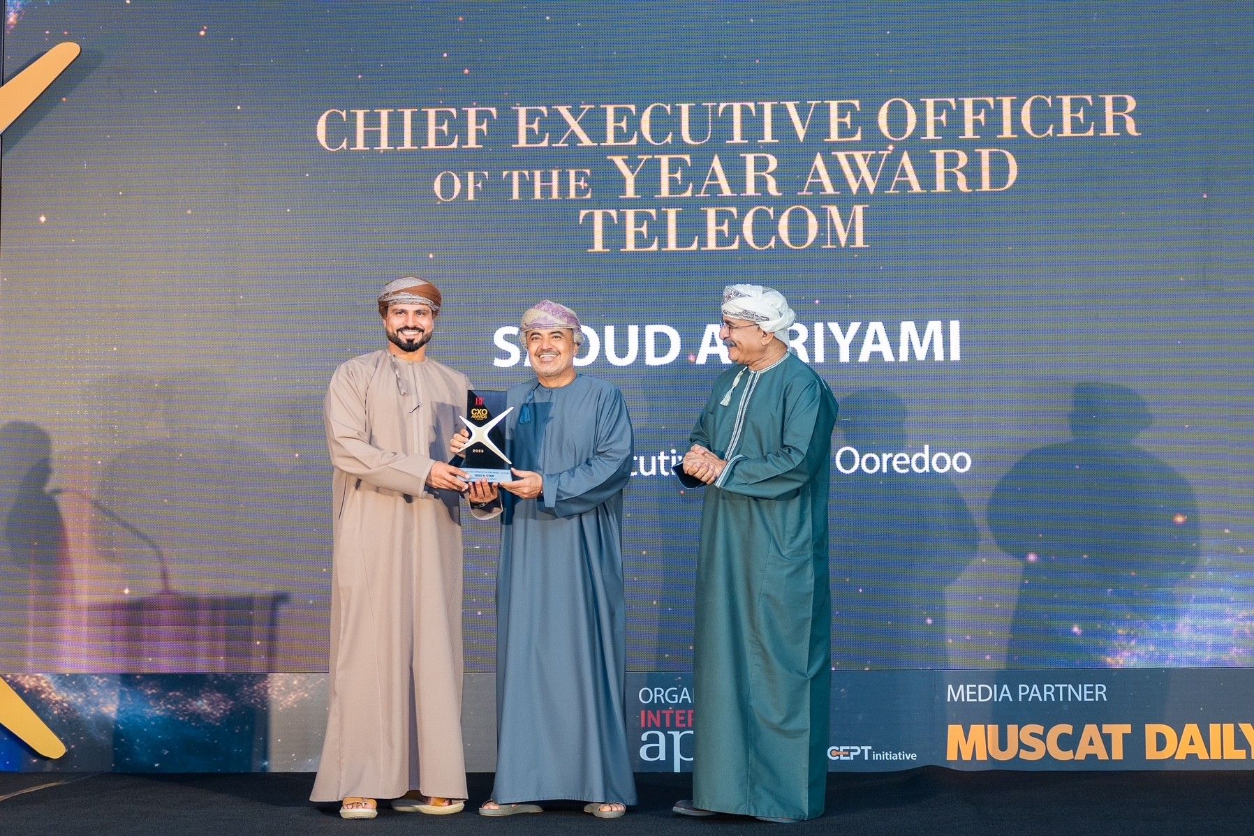 Saoud Al Riyami Named CEO of the Year – Telecom at CXO Awards 2025 | Al ...