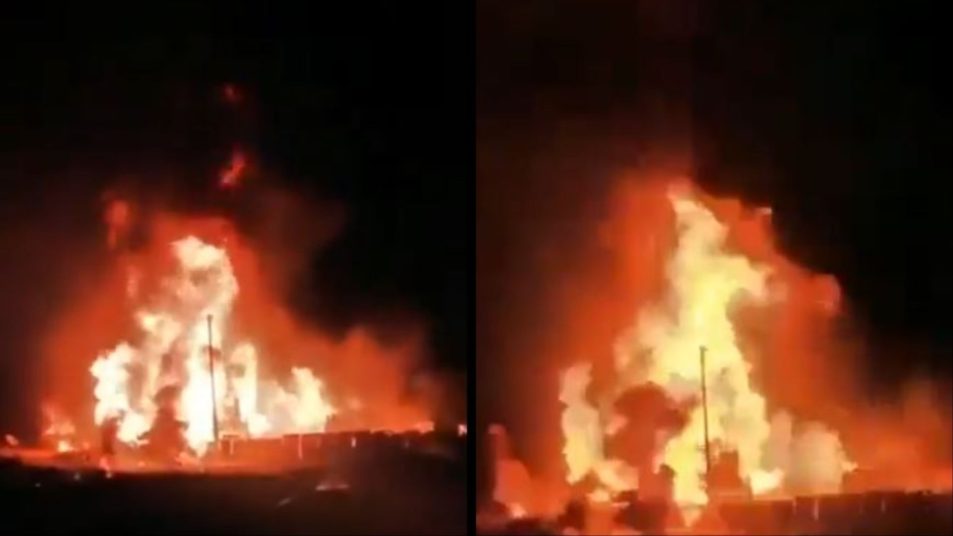Explosions rock Shiraz; massive fire engulfs LPG plant in Iran | Al Bawaba