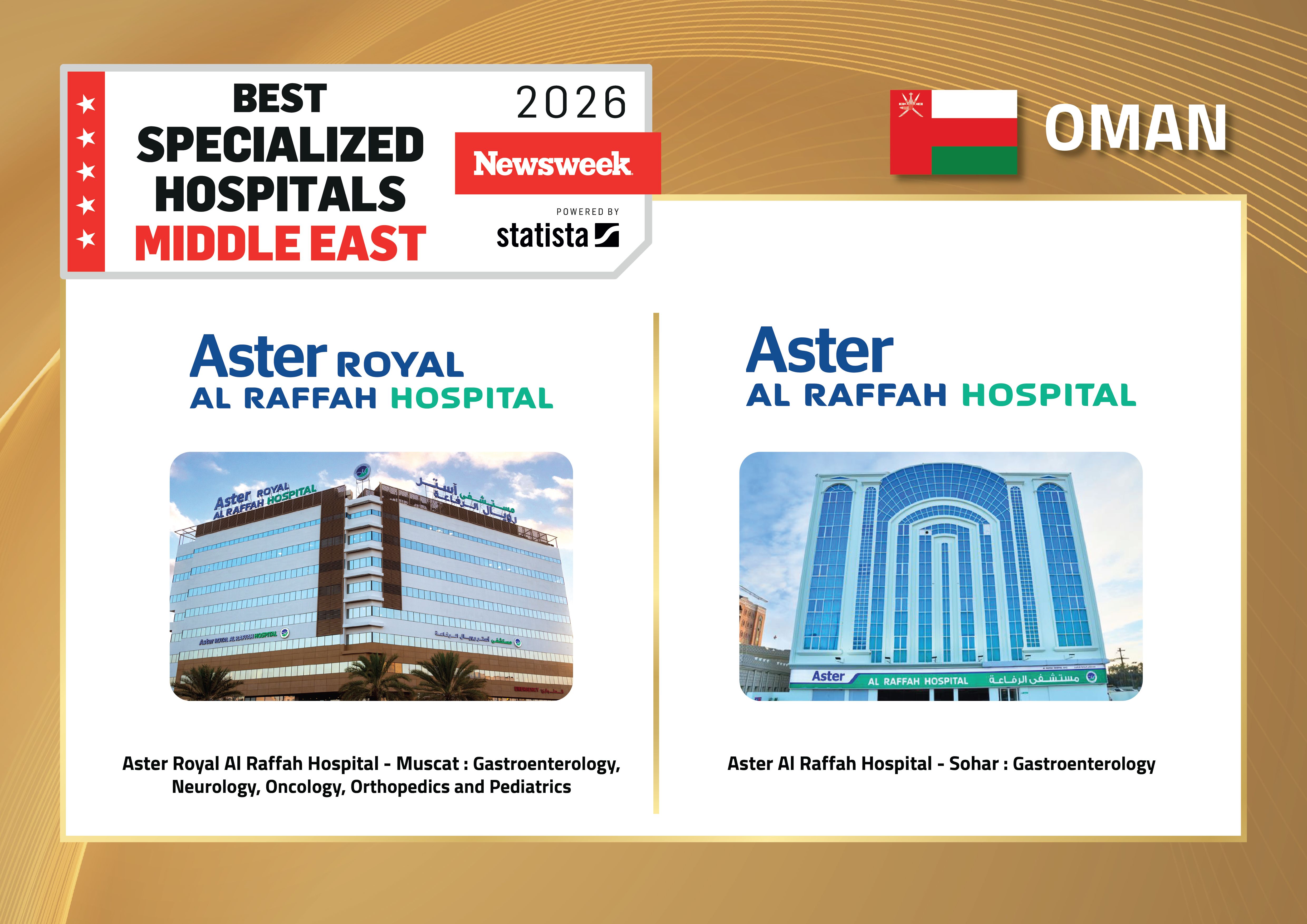 Aster Royal Al Raffah Hospital Muscat and Aster Al Raffah Hospital Oman ...
