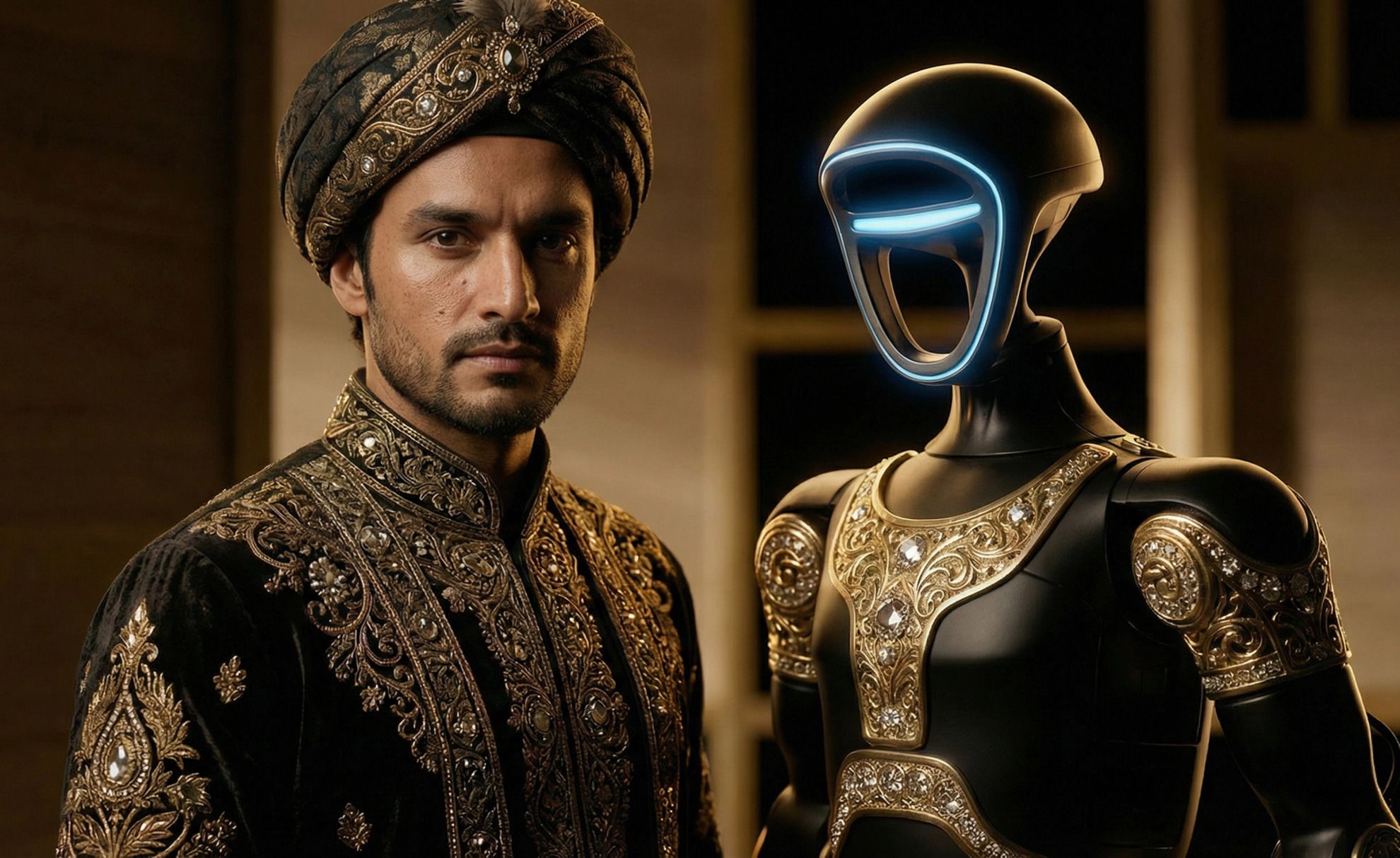 Designed with gold: Aladdin robot is only for rich people | Al Bawaba