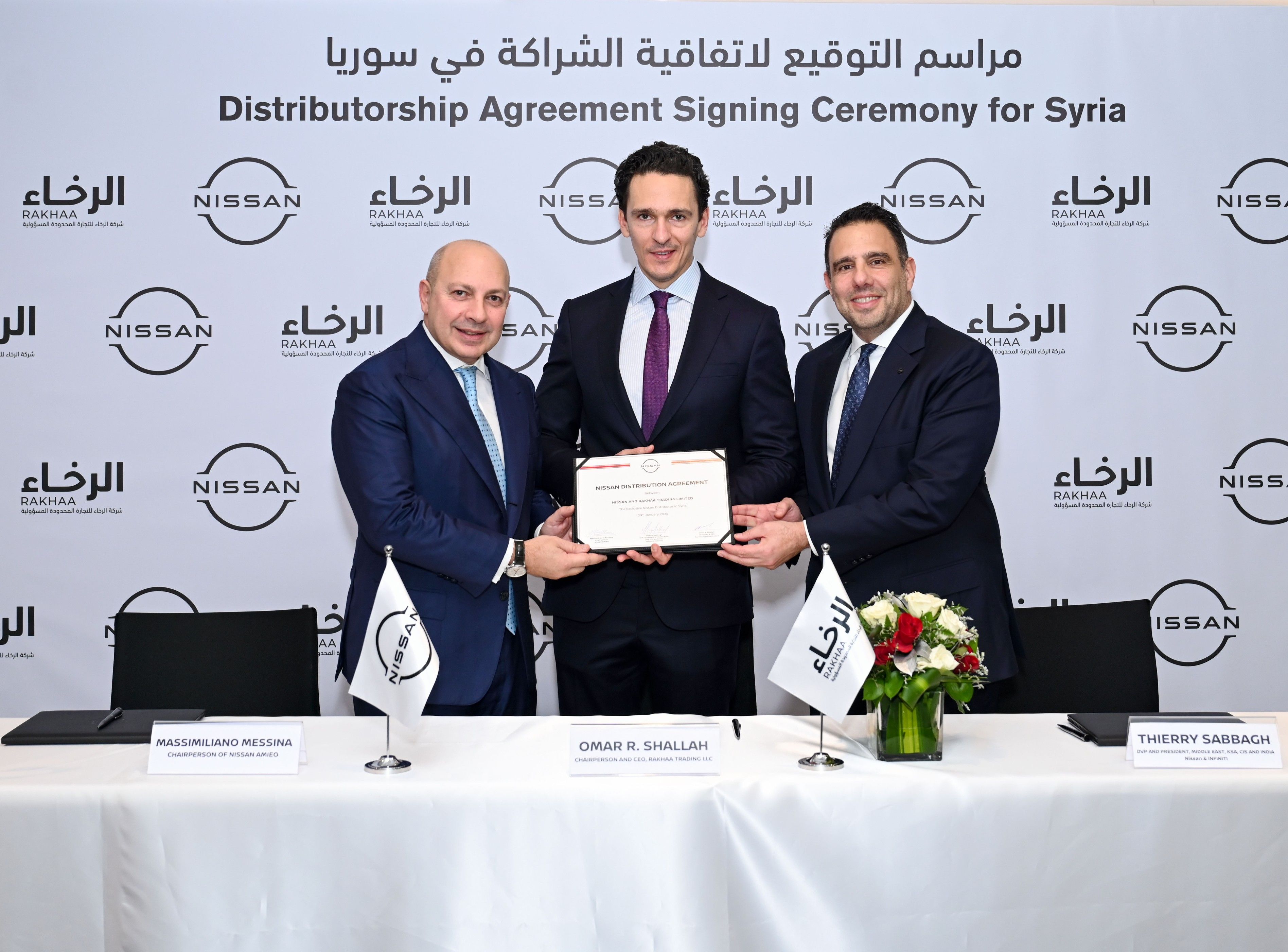 Nissan announces return to Syria with long-standing partner Al Rakhaa ...